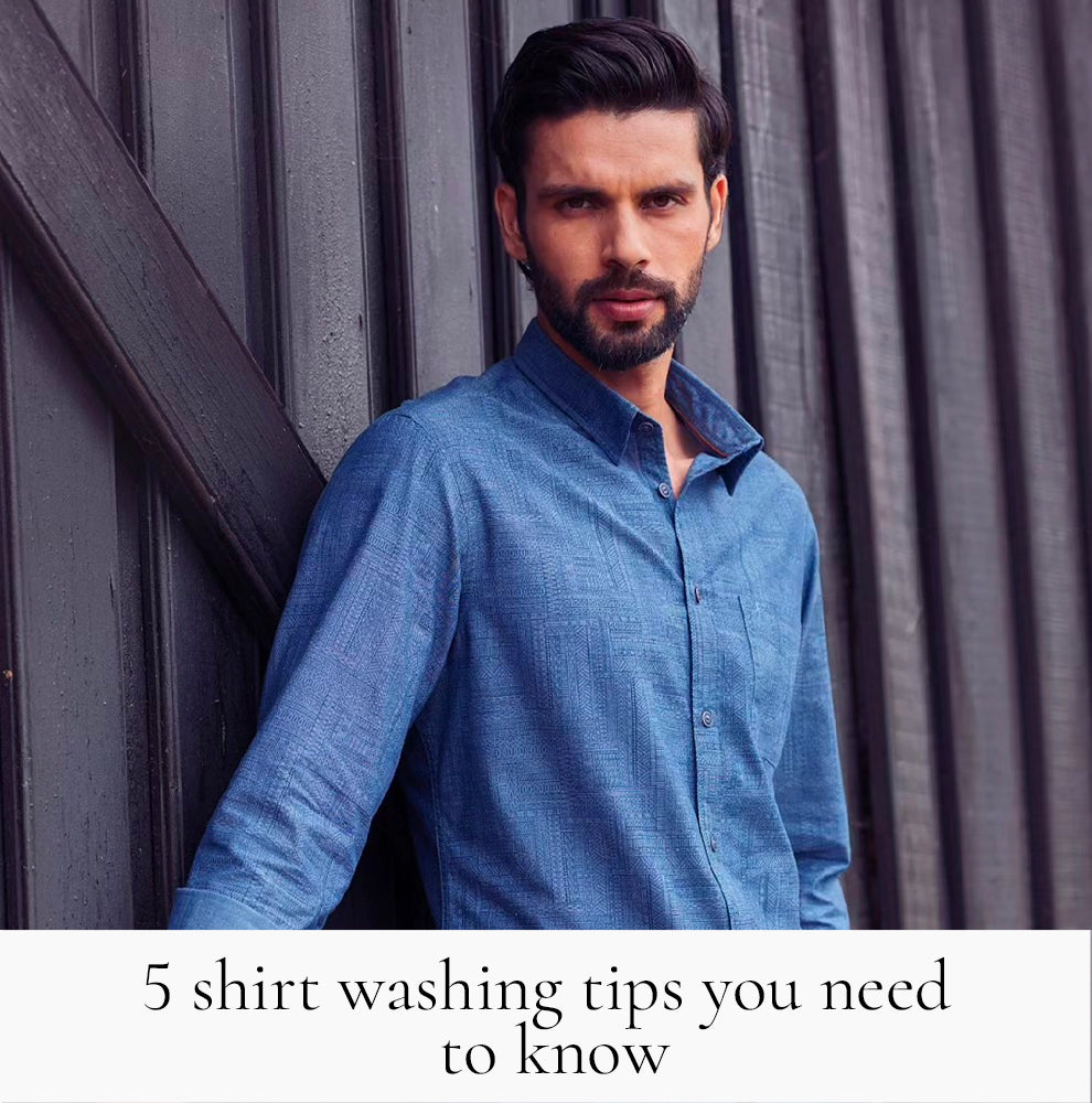 5 Shirt Washing Tips You Need to Know | Indian Terrain