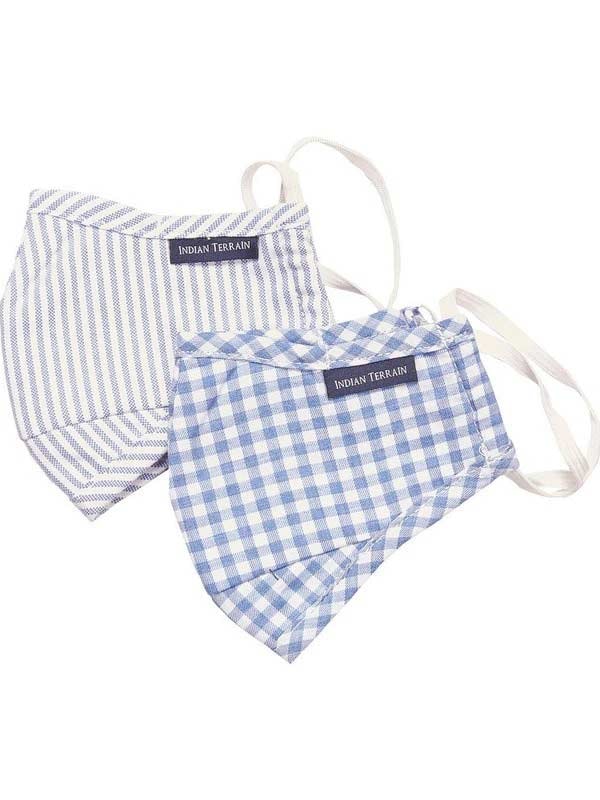 Buy Printed Cotton Combo Masks Online | Indian Terrain