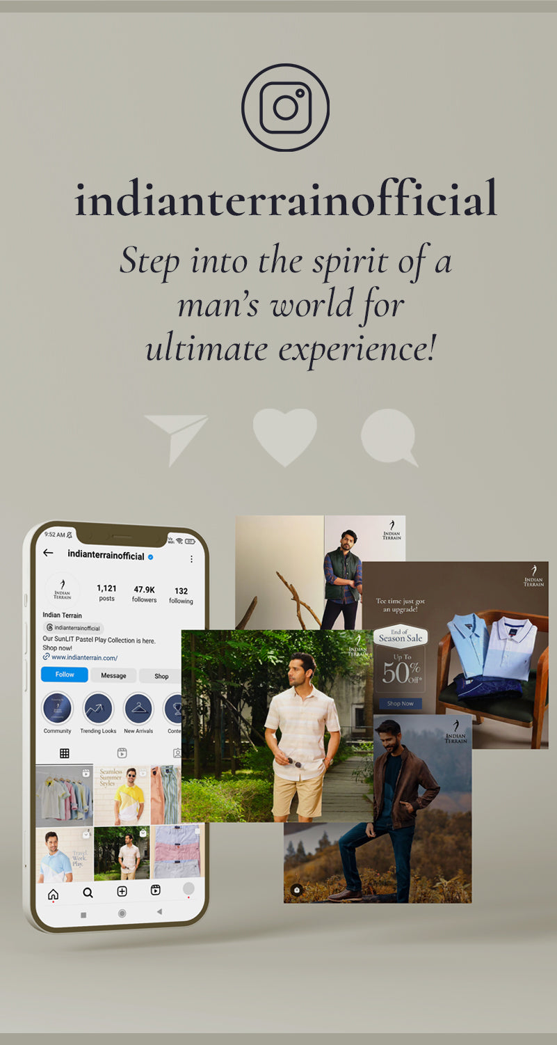 Buy Men's Clothing Online in India | Indian Terrain