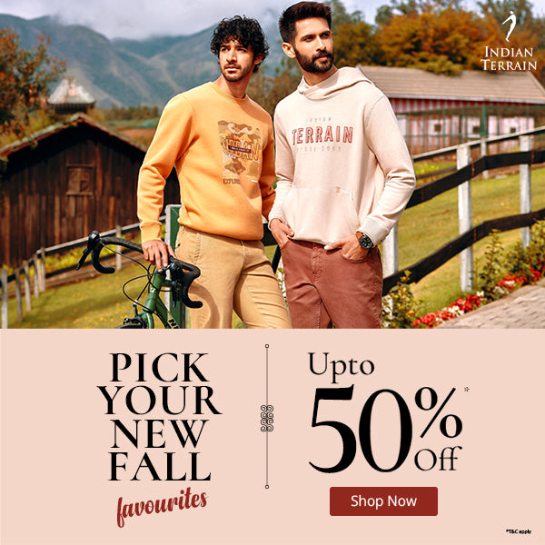 Buy Men's Clothing Online in India | Indian Terrain